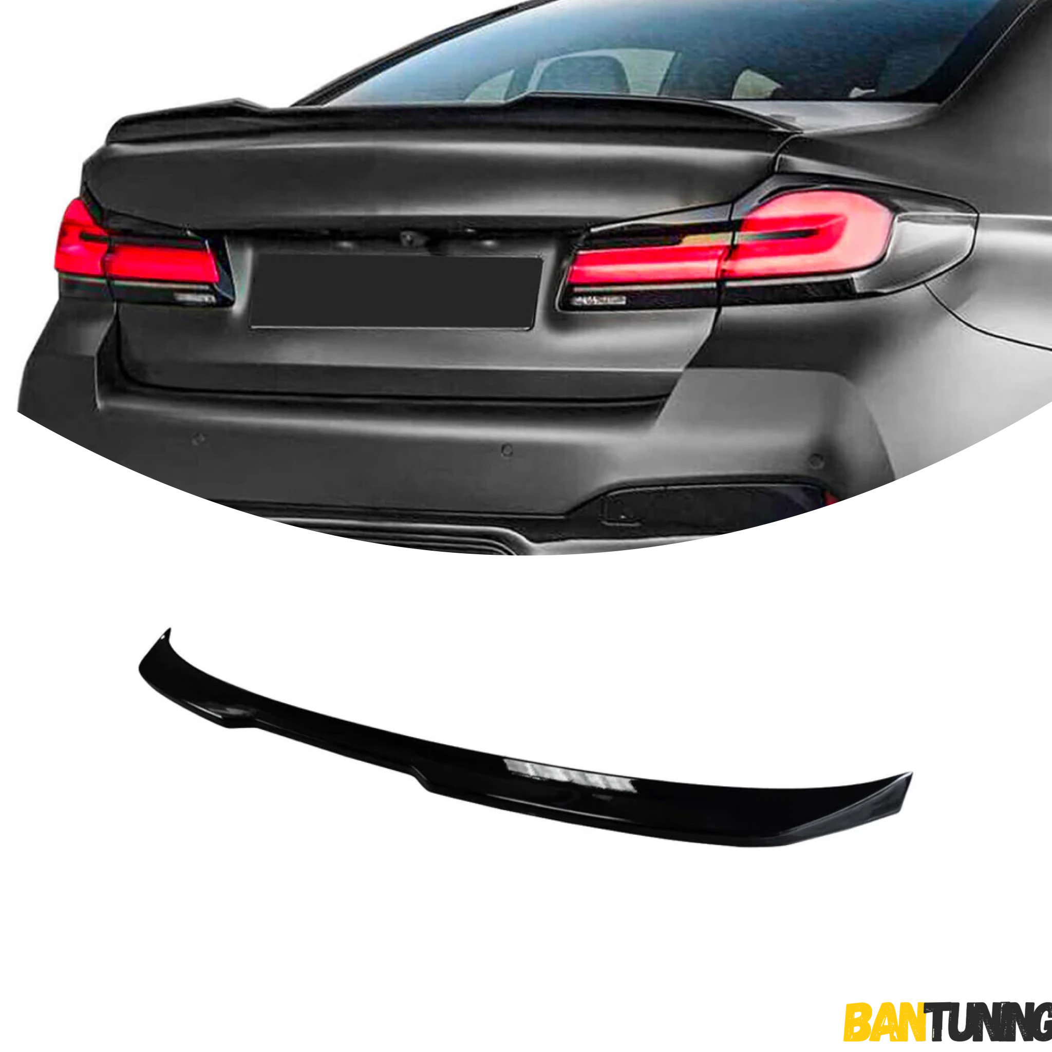 PRO Style Rear Spoiler Sporty Car Wing for BMW 5 Series G30(2018-2023 ...